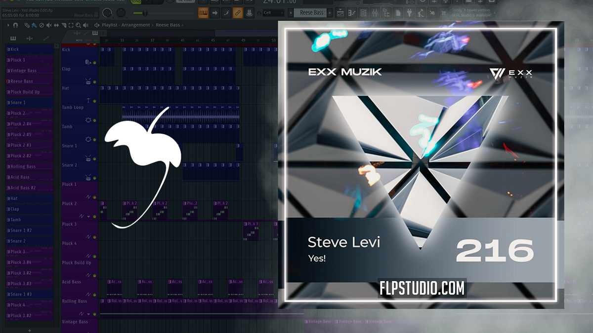 Steve Levi - Yes! FL Studio Remake (Techno) – FLP Studio