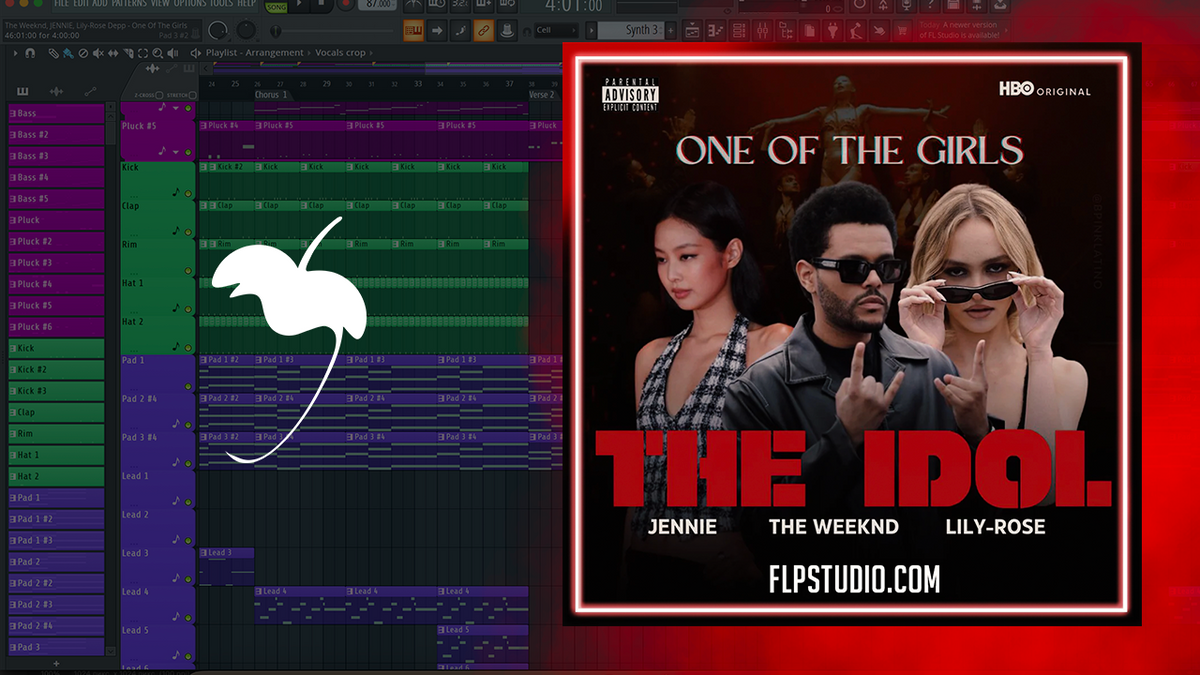 The Weeknd, JENNIE, Lily-Rose Depp - One Of The Girls FL Studio Remake ...