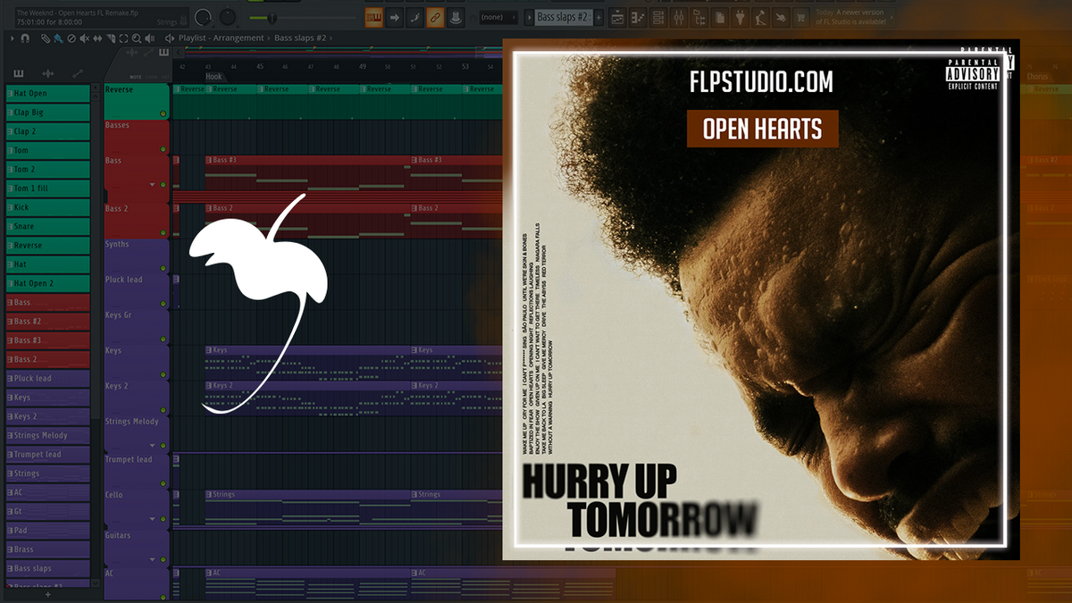 The Weeknd - Open Hearts FL Studio Remake (Pop) – FLP Studio