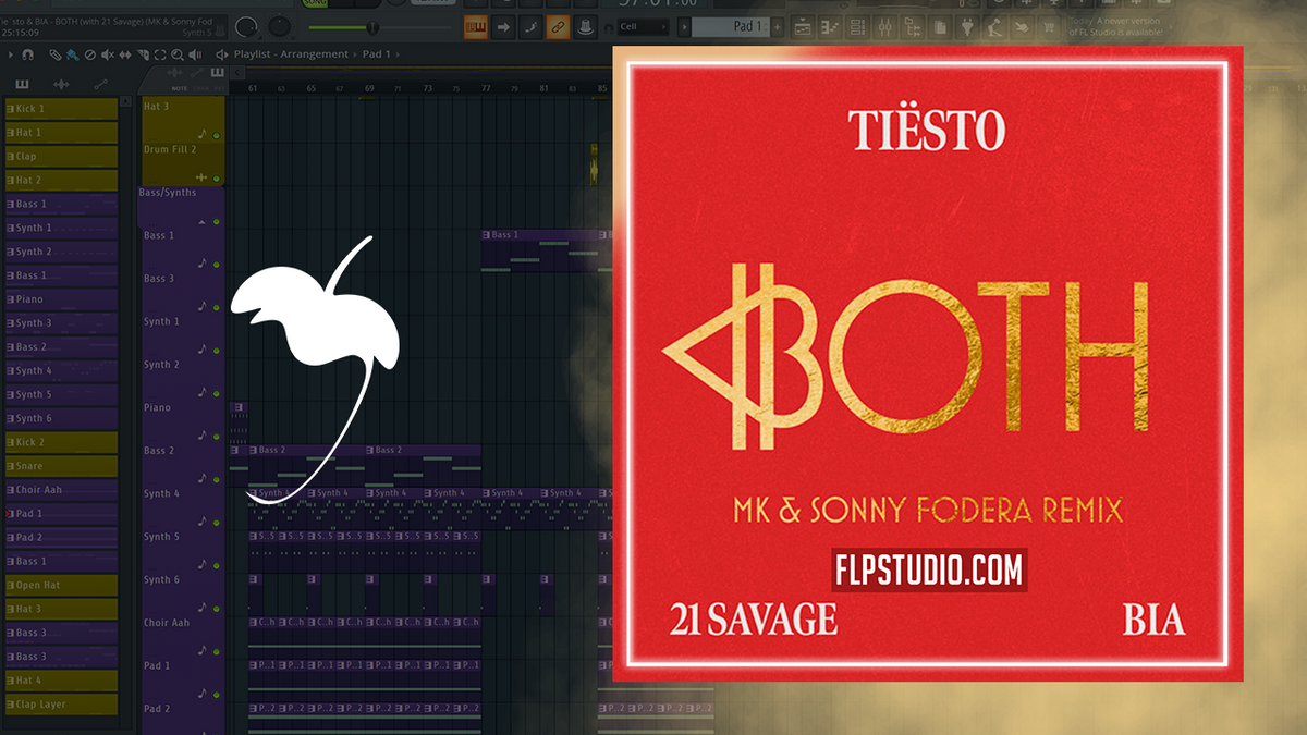 Tiësto & BIA - BOTH (with 21 Savage) (MK & Sonny Fodera Remix) FL Stud ...