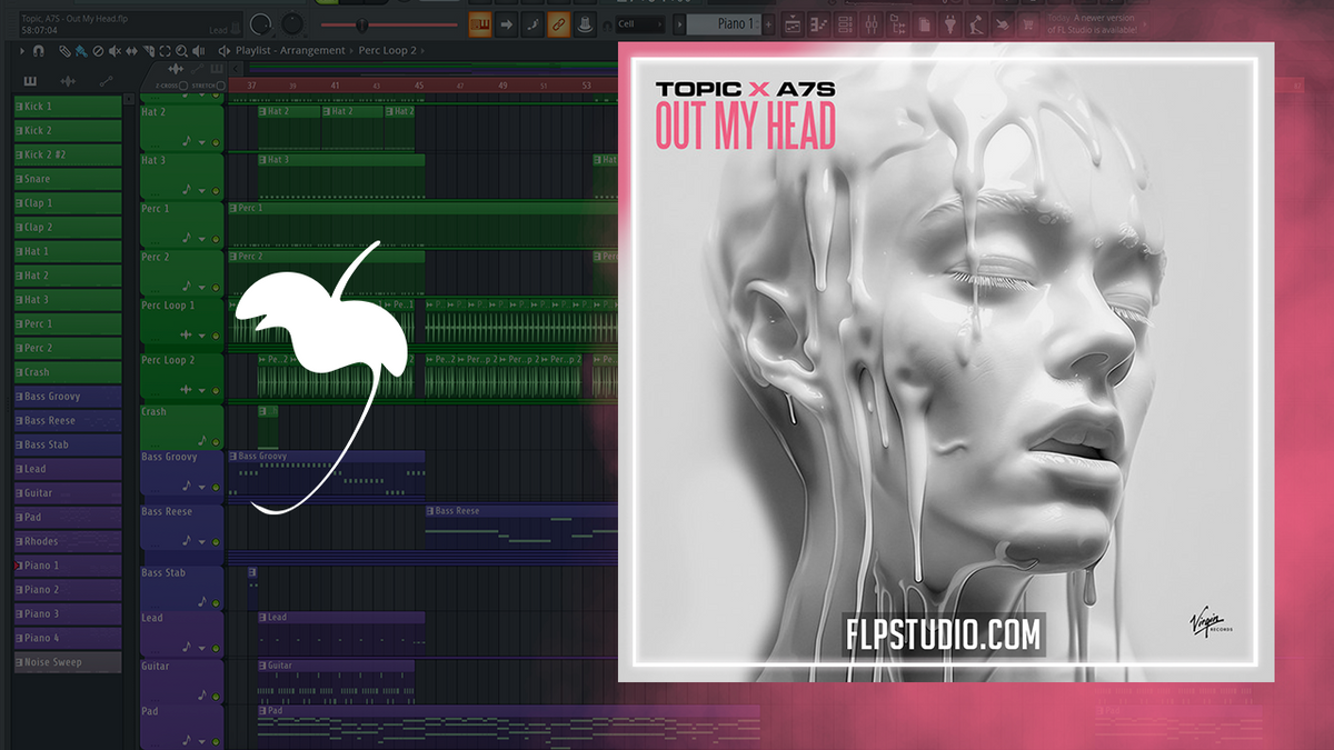 Topic, A7S - Out My Head FL Studio Remake (Dance Pop) – FLP Studio