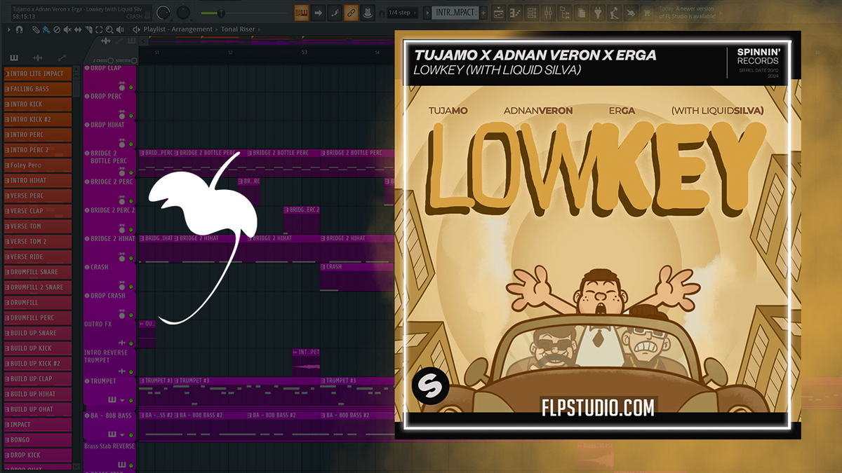 Tujamo x Adnan Veron x Erga - Lowkey (with Liquid Silva) FL Studio Rem ...