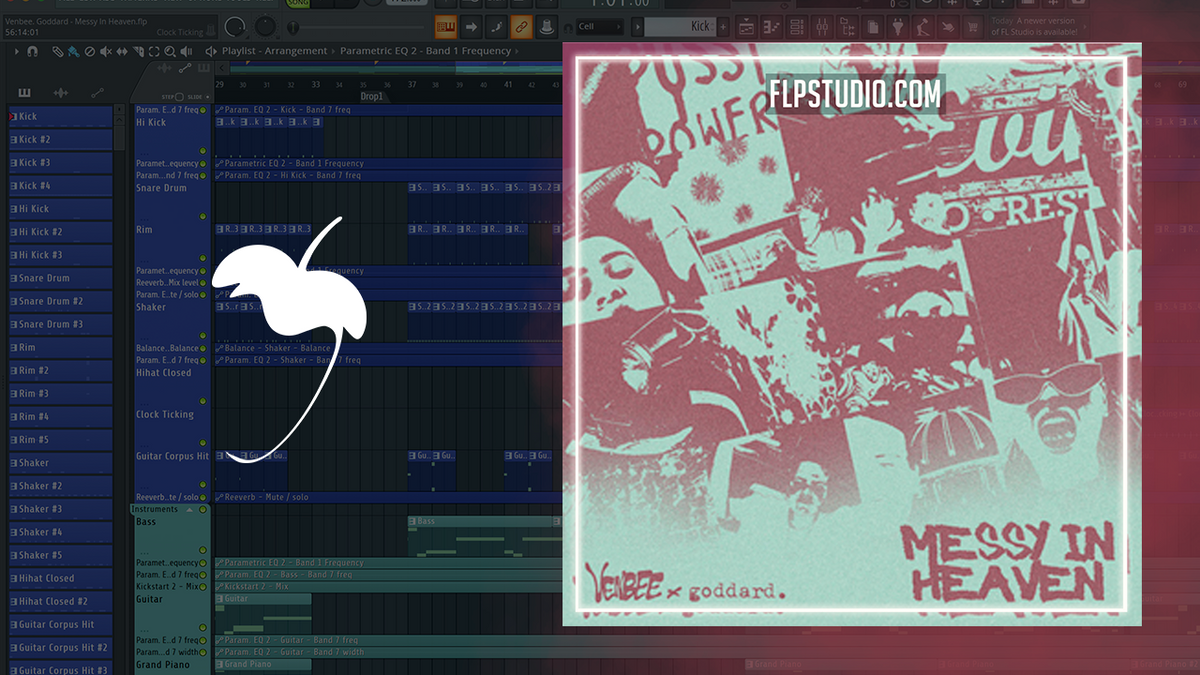 venbee, goddard. - Messy In Heaven FL Studio Remake (Drum & Bass) – FLP ...