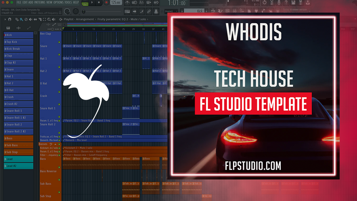 Whodis - Tech House Fl Studio Template (MK, Dom Dolla Style) – FLP Studio