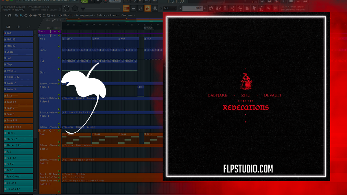 ZHU, Devault, BabyJake - Revelations FL Studio Remake (Dance) – FLP Studio