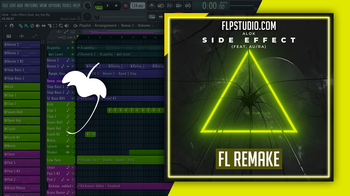 Alok ft Au/Ra - Side Effect FL Studio Remake (Dance) – FLP Studio