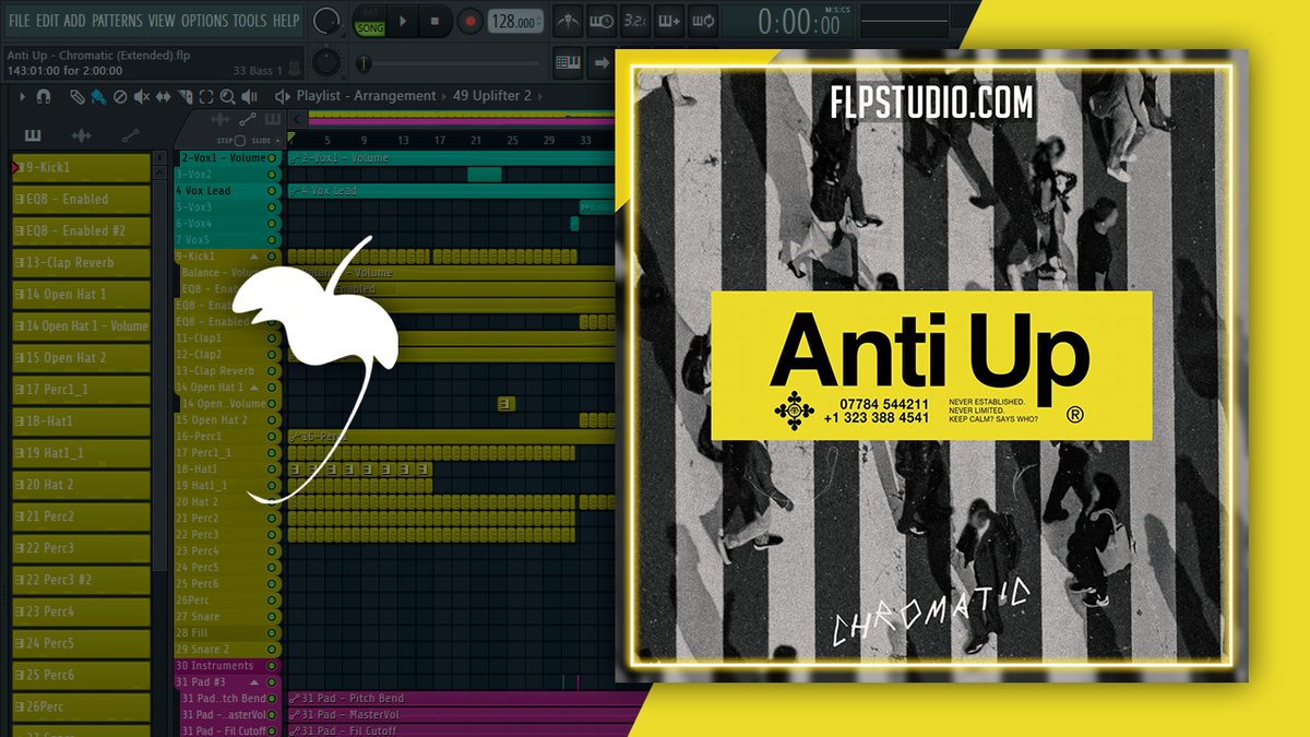 Anti Up - Chromatic FL Studio Remake (Tech House) – FLP Studio