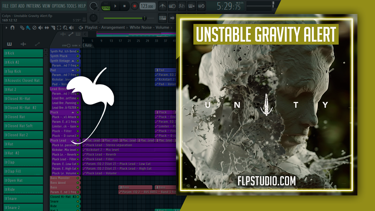 Colyn - Unstable Gravity Alert FL Studio Remake (Techno) – FLP Studio