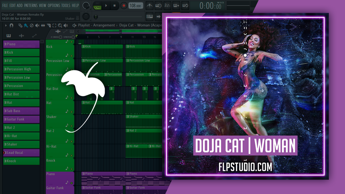 Doja Cat - Woman Fl Studio Remake (Pop) – FLP Studio