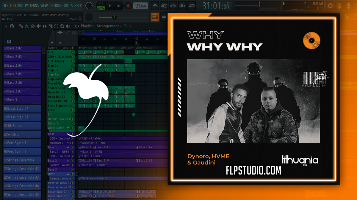 Dynoro, HVME & Gaudini - WHY WHY WHY FL Studio Remake (Dance) – FLP Studio