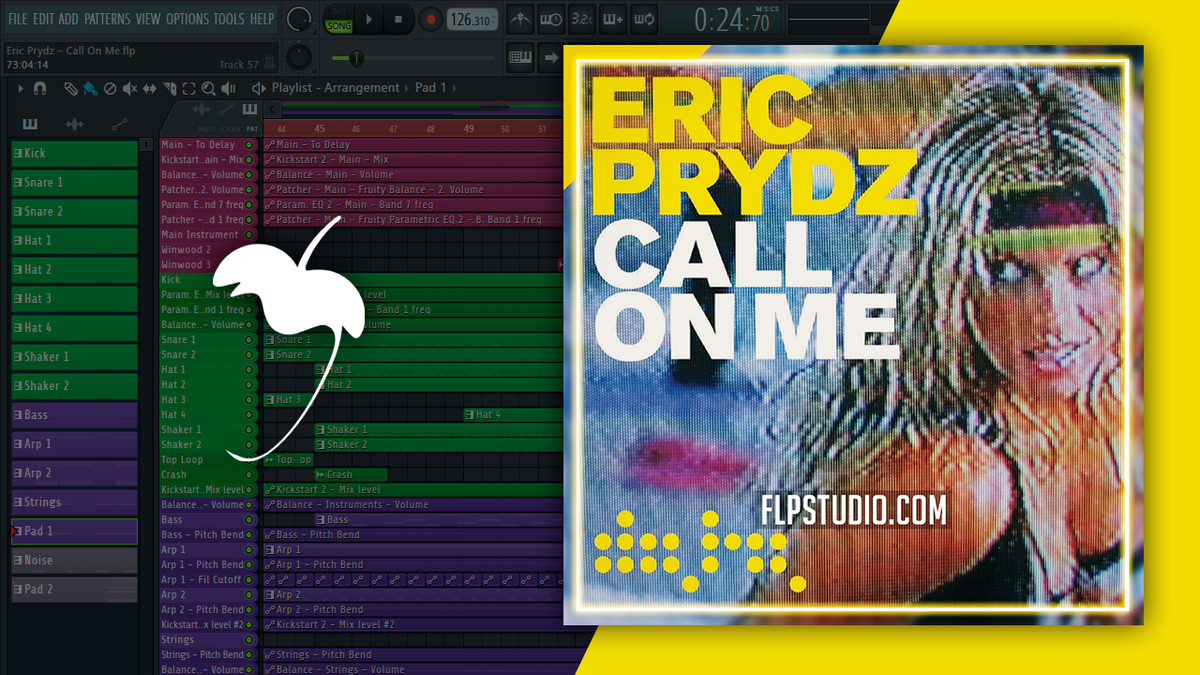 Eric Prydz - Call on Me FL Studio Remake (House) – FLP Studio