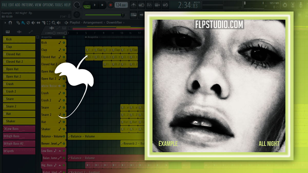 Example - 'All Night' FL Studio Remake (House) – FLP Studio