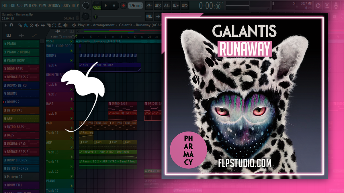 Galantis - Runaway (U & I) FL Studio Remake (Dance) – FLP Studio