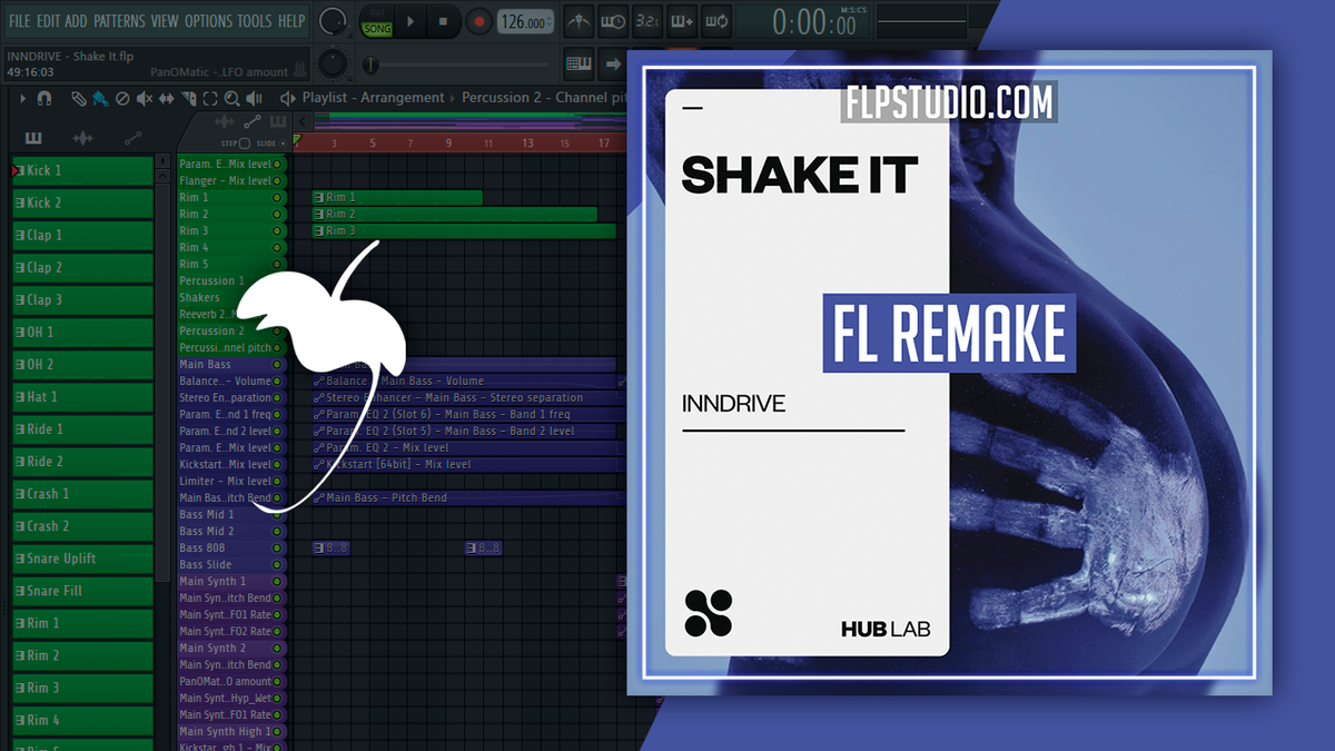 INNDRIVE - Shake it FL Studio Remake (Bass House) – FLP Studio