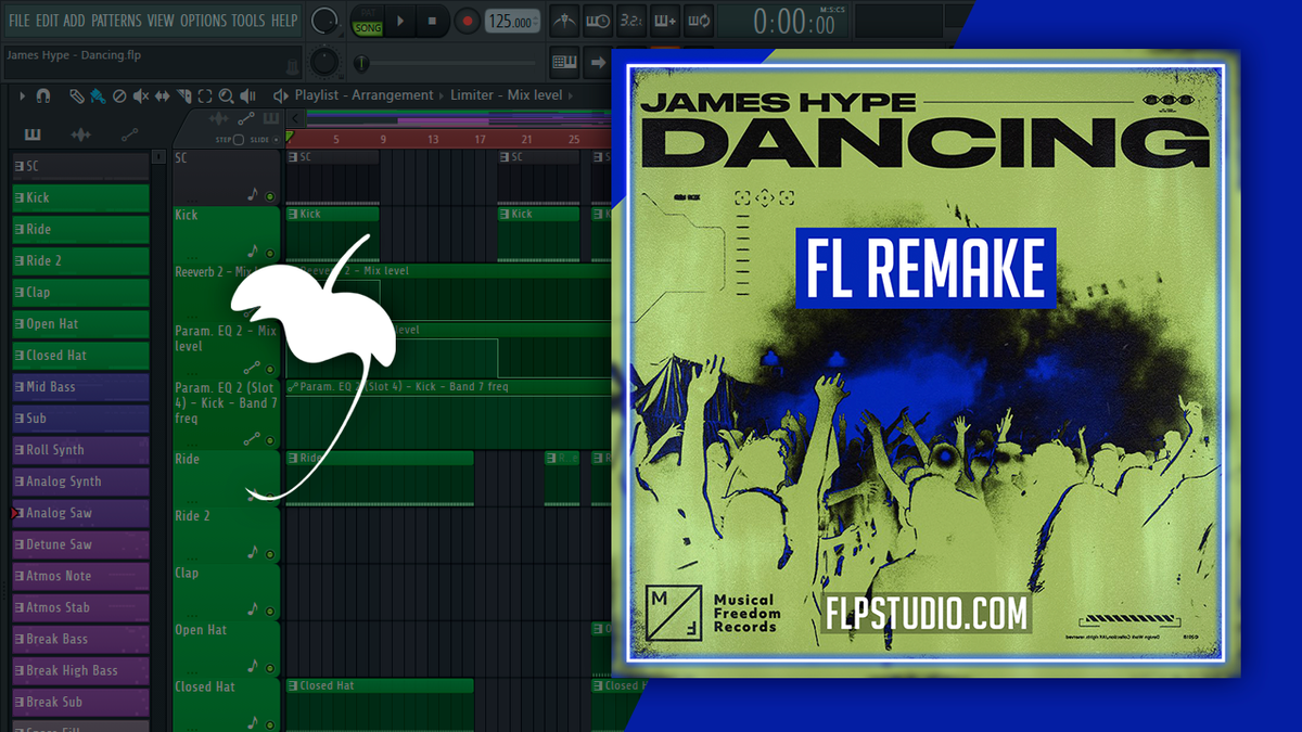 James Hype - Dancing FL Studio Template (Techno) – FLP Studio