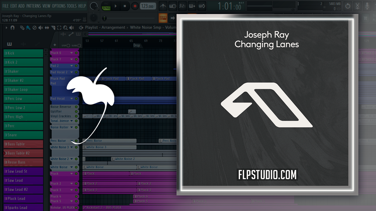 Joseph Ray - Changing Lanes FL Studio Remake (Techno) – FLP Studio