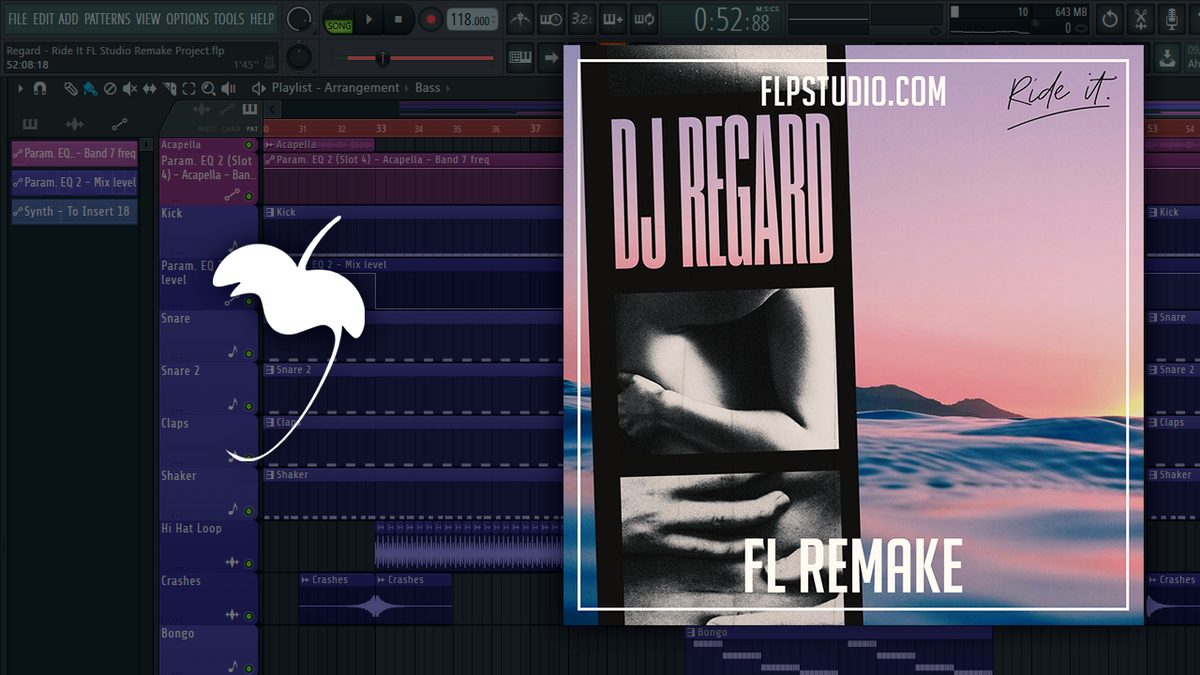 Regard - Ride it Fl Studio Remake (Dance Template) – FLP Studio
