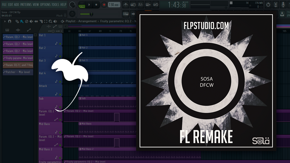 Sosa - DFCW FL Studio Remake (Tech House Template) – FLP Studio