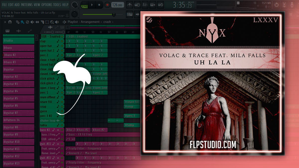VOLAC & Trace feat. Mila Falls - Uh La La FL Studio Remake (Tech House ...